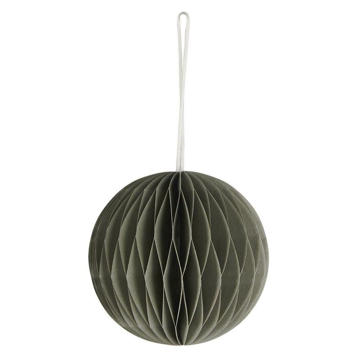 Ib Laursen Pallo paperikoriste 8 cm, harmaa | Zicos