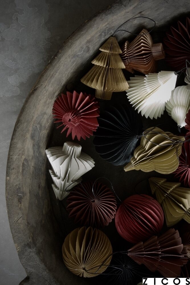 Nordstjerne Kuusi paperikoriste 10 cm, nude grey | Kuusenkoristeet | Zicos