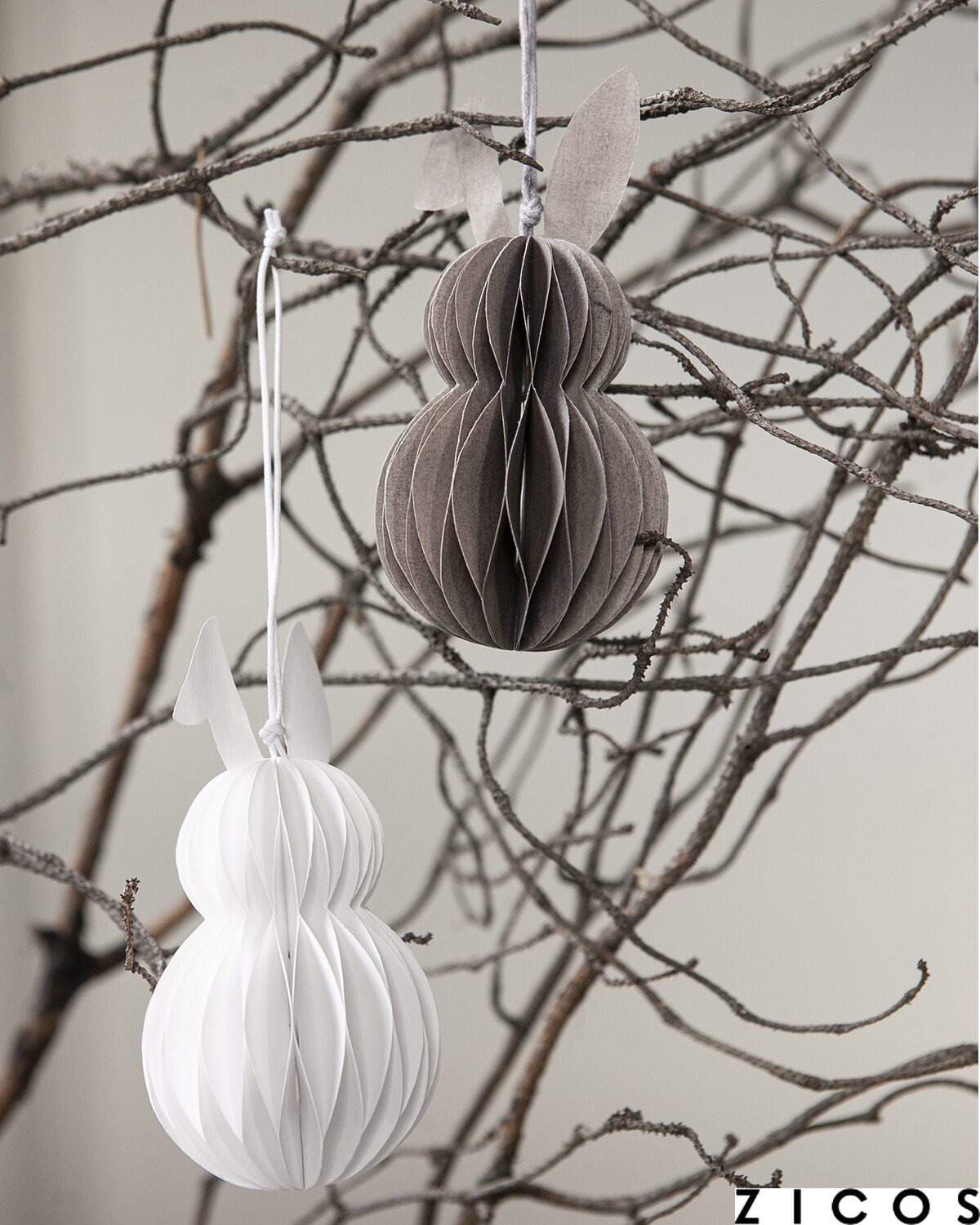 Storefactory Hilma paperinen pupu, valkoinen | Zicos